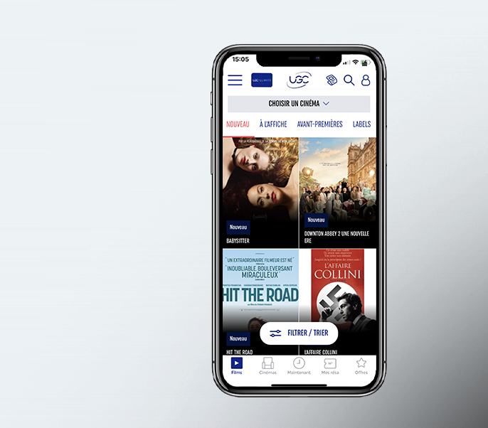 UGC : Films à l'affiche, horaires des séances, réservation en ligne