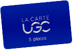 Carte cinéma 5 places : achetez vos places en ligne - UGC