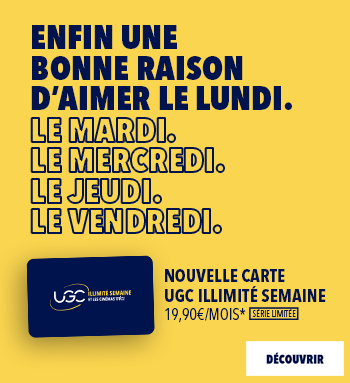 UGC : Films à l'affiche, horaires des séances, réservation en ligne